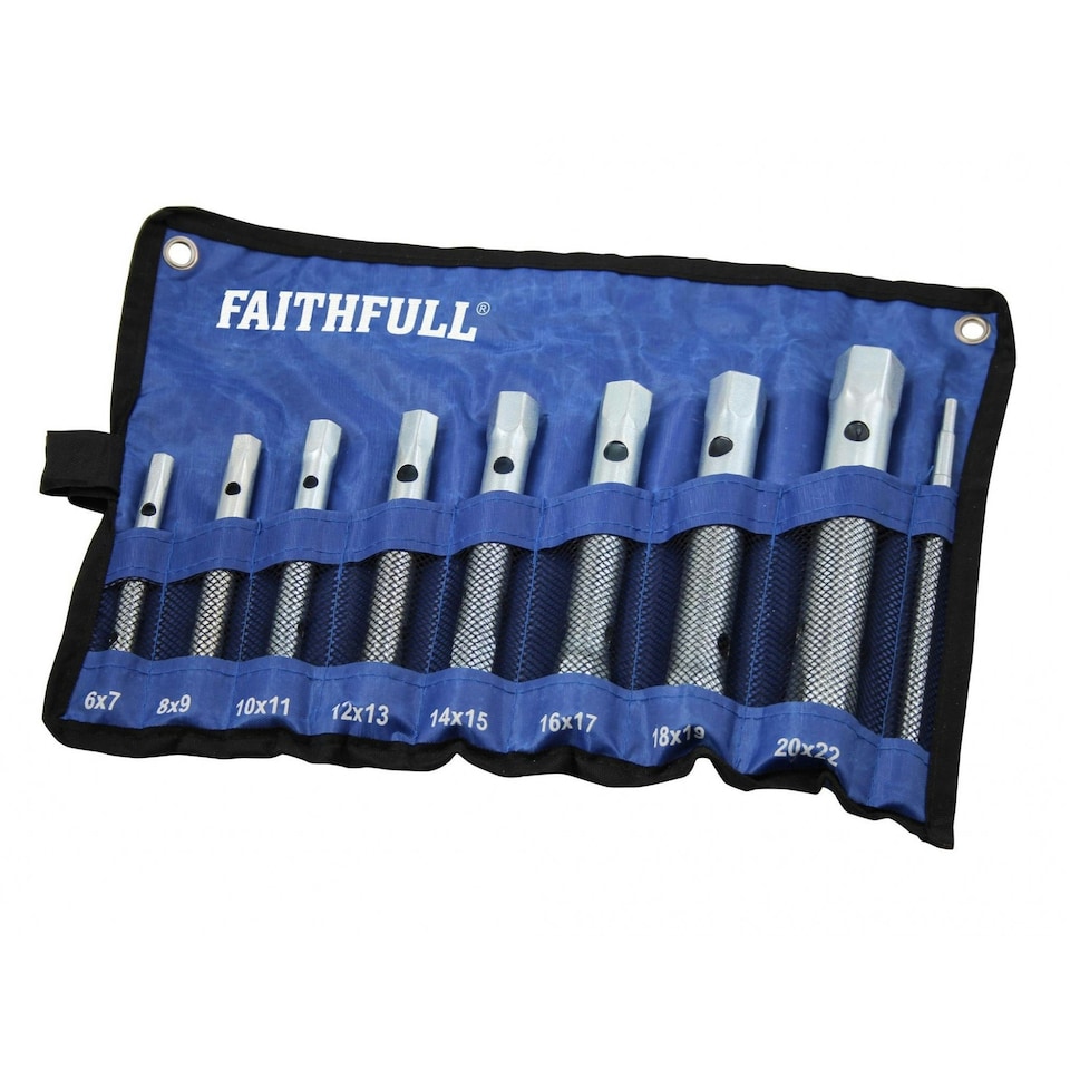 Faithfull Box Spanner Set, 8 Piece - Multi Colour - One Size - Tesco ...