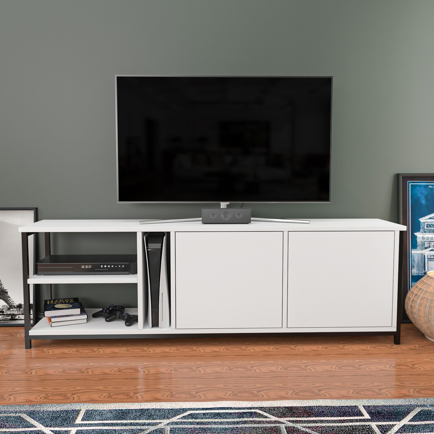 Decorotika Primrose TV Unit for TV's up to 72 inches - Tesco Groceries