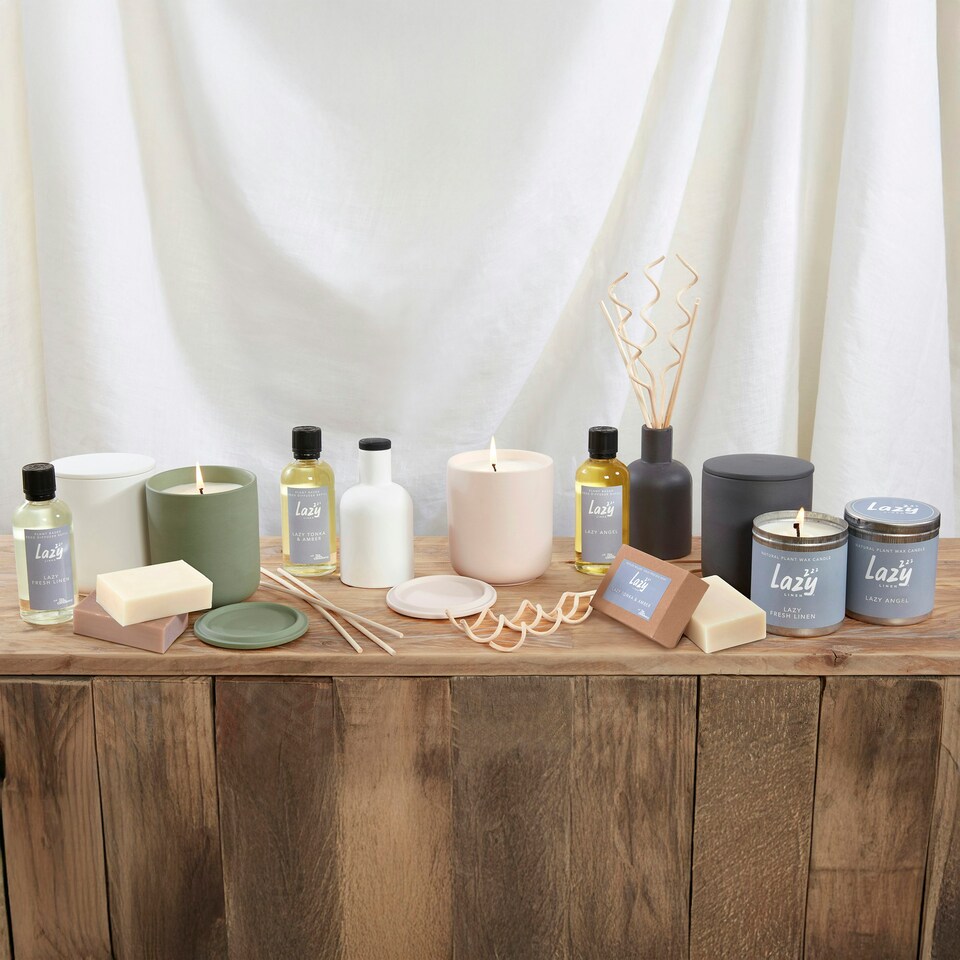 Lazy Angel Candle Metal Tin Refills Twin Pack - Tesco Groceries