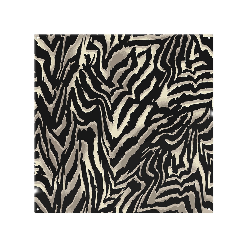 Gold Zebra Print Splash Back | White - Tesco Groceries