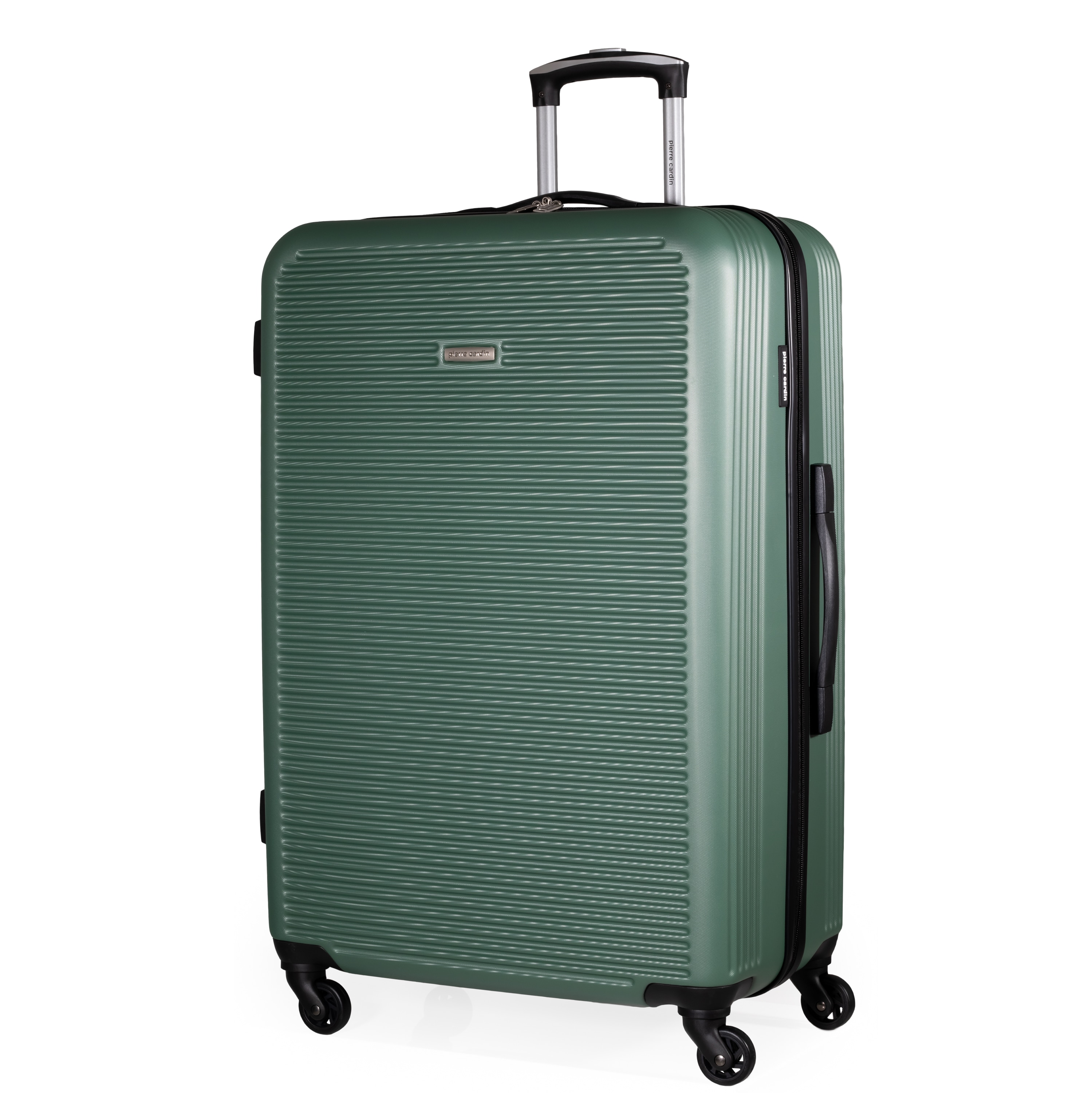 Pierre Cardin Harley 28in Hard Shell Travel Suitcase 4 Wheel Checked ...