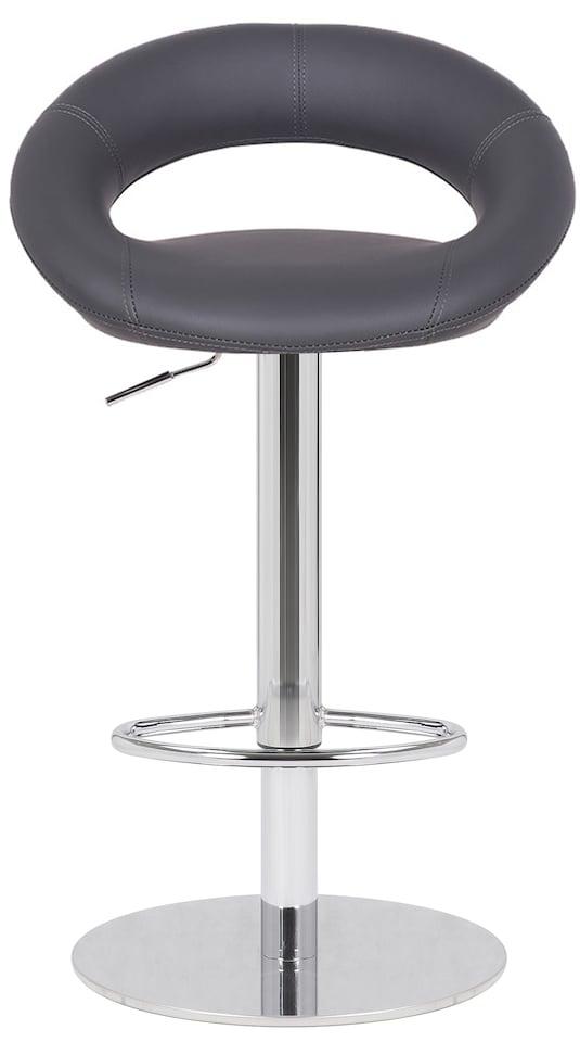 Deluxe Sorrento Real Leather Kitchen & Breakasft Bar Stool, Adjustable ...