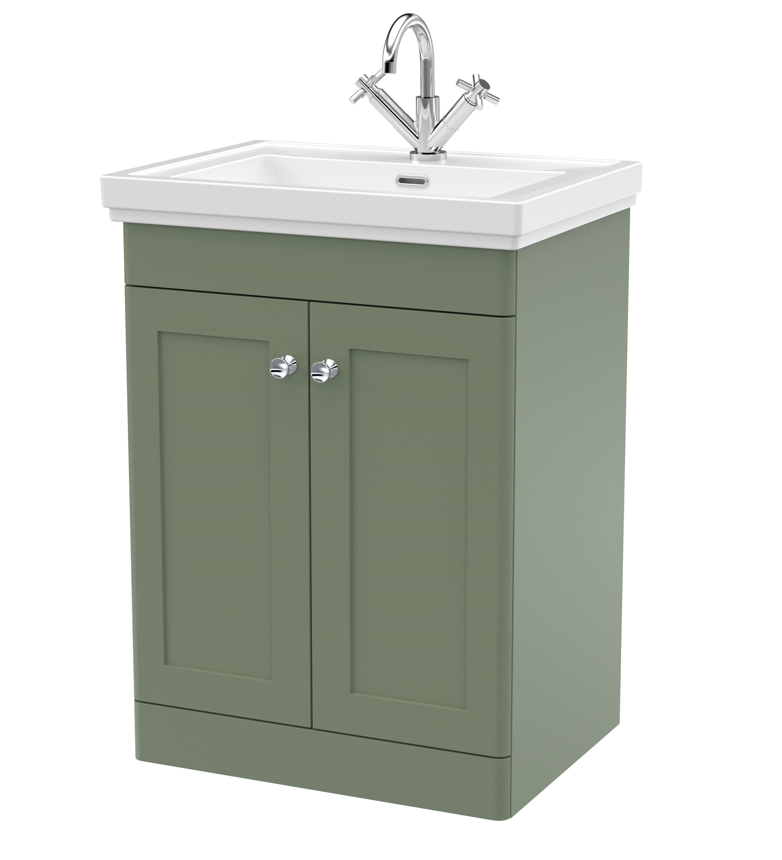 Balterley Classic Traditional Bathroom Floor Standing 2-Door Vanity ...