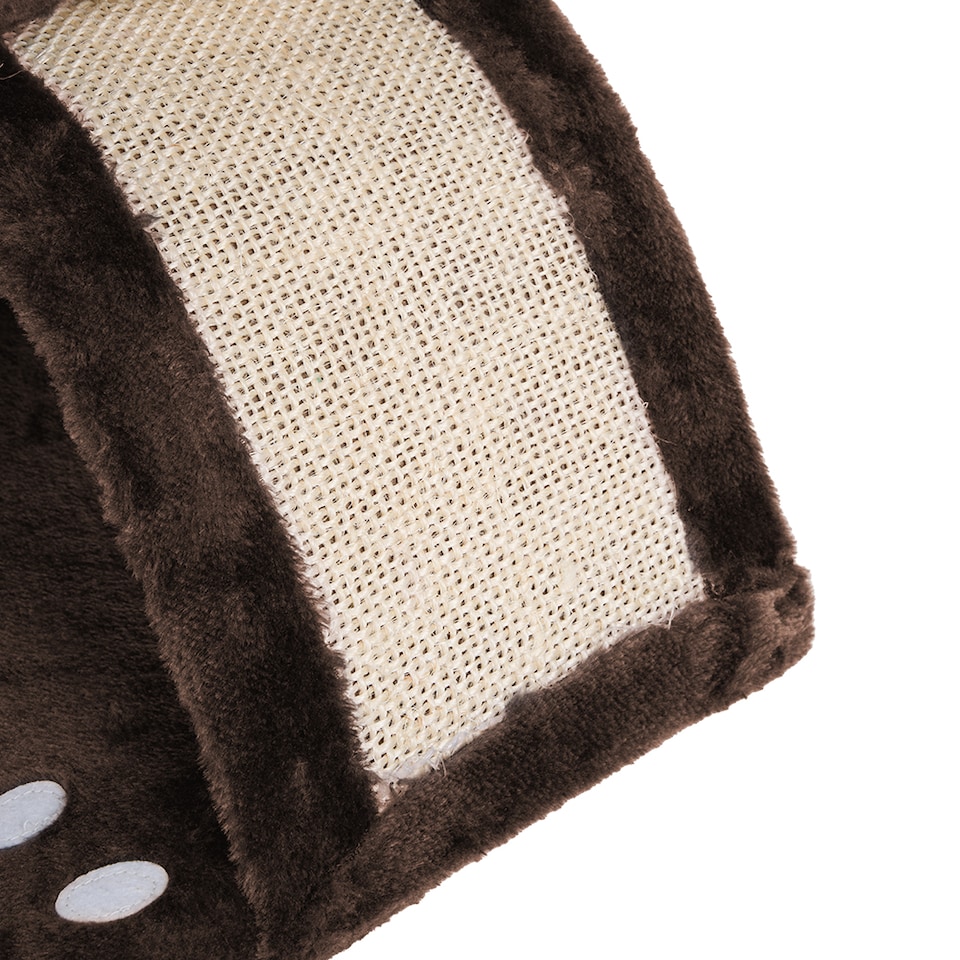 Living and Home Cat Tree Condo With Scratching Post And Hanging Toy ...