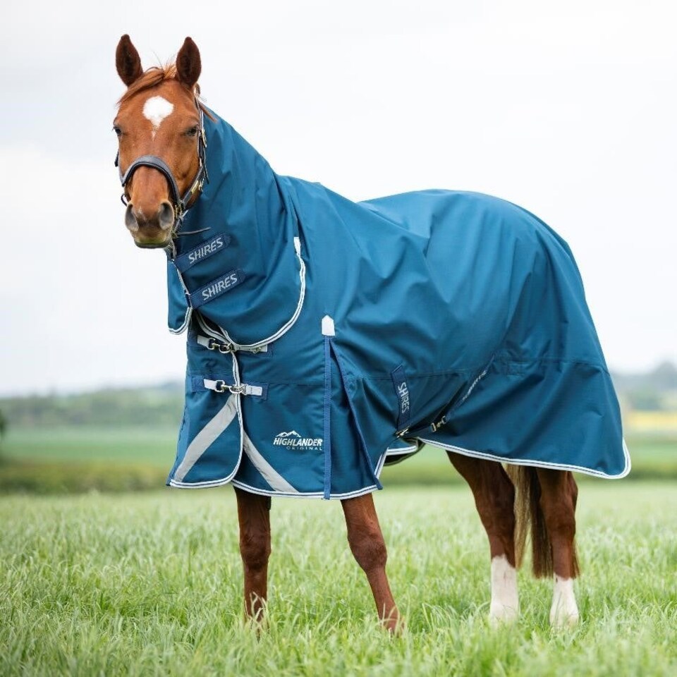 Highlander Original 50 Combo Turnout Rug Blue | Size: 7'3 Inch / 87 ...