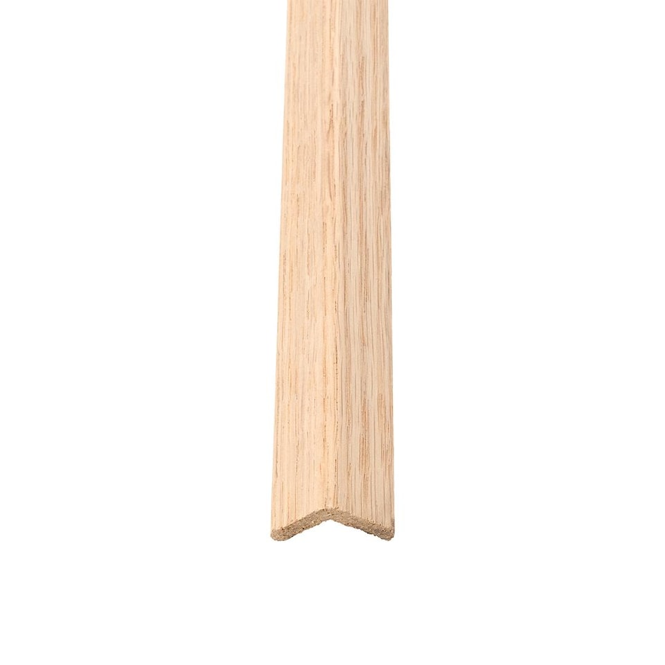 Snowdon Timber Hardwood Oak Angle Moulding (T) 20mm (W) 20mm (L) 2400mm ...