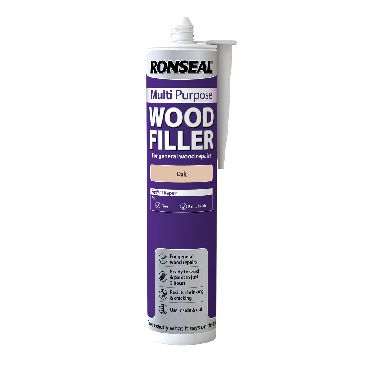 Ronseal Multi Purpose Wood Fill Oak Cart 310ml - Tesco Groceries