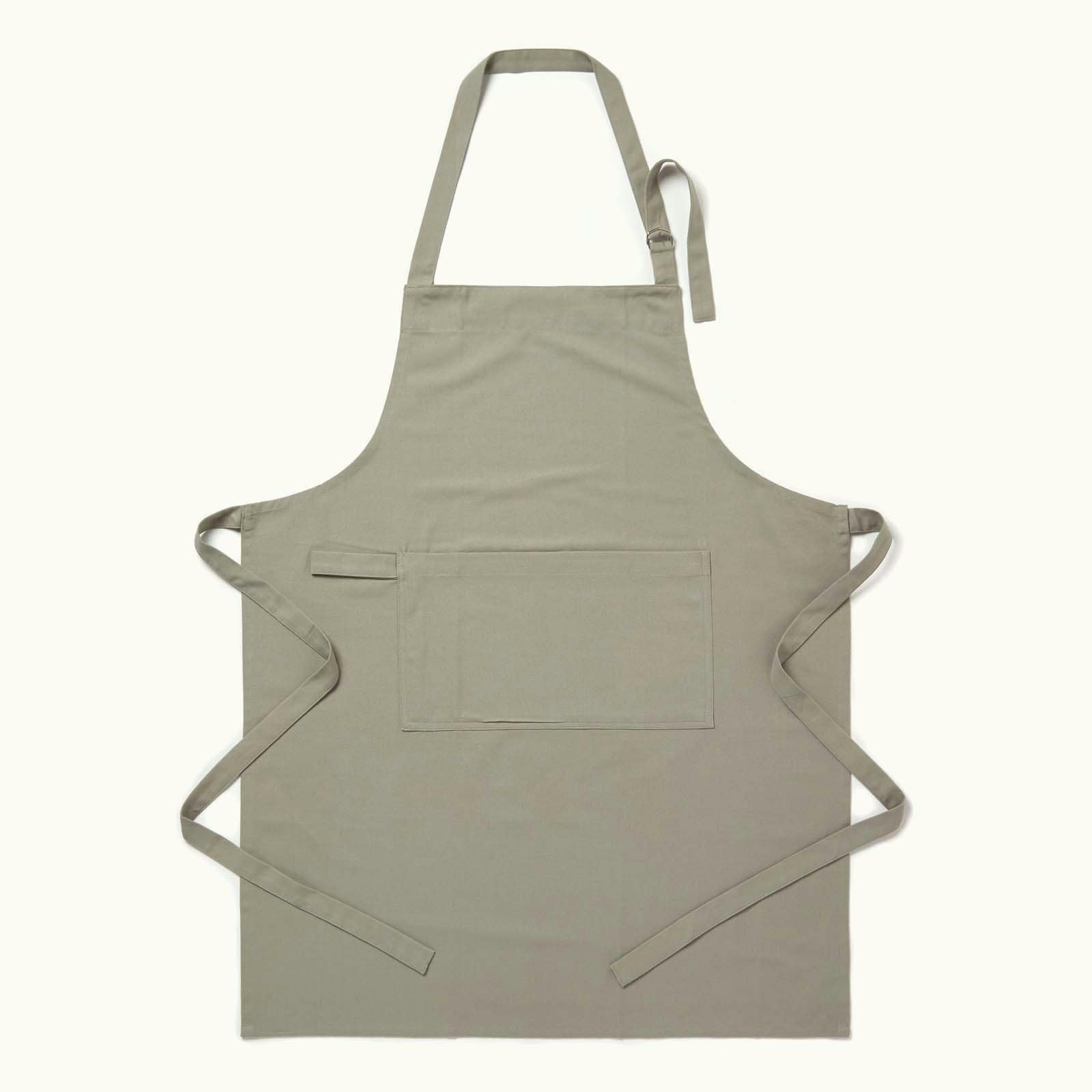Homescapes Plain Grey Cotton Apron - Tesco Groceries