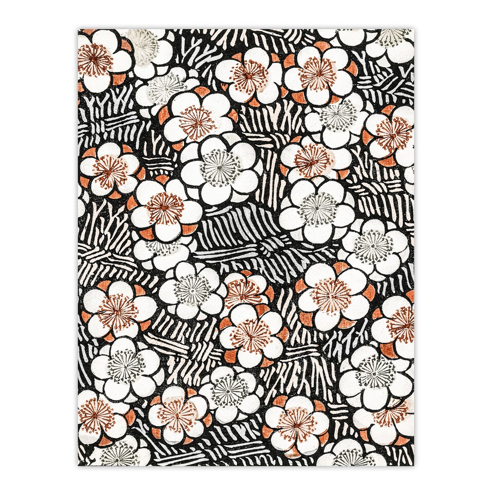 Shin Bijutsukai Framed Wall Art Print Flowerbed Floral Pattern Home ...