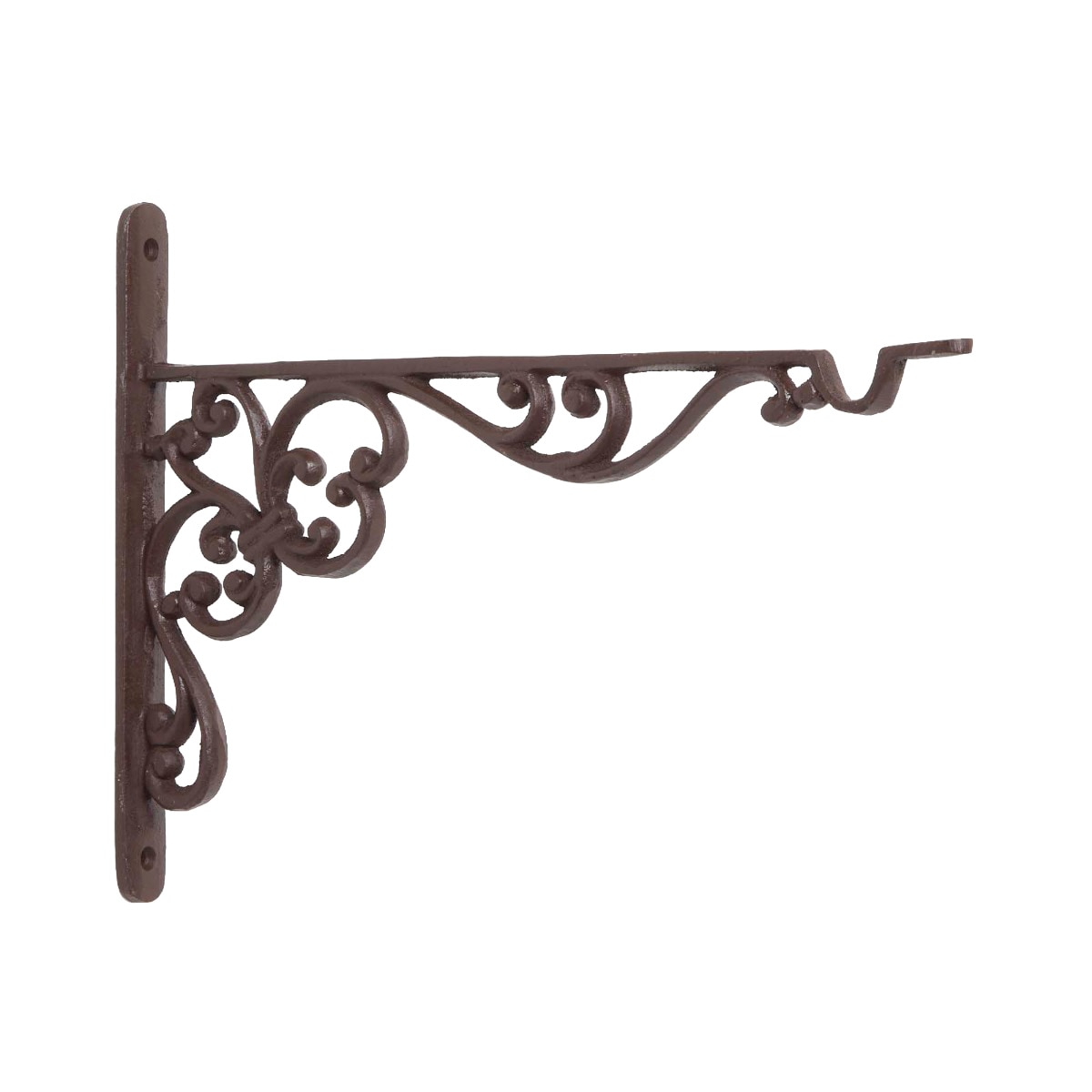 Homescapes Brown Cast Iron Extra Large Hanging Basket Hook - Tesco ...