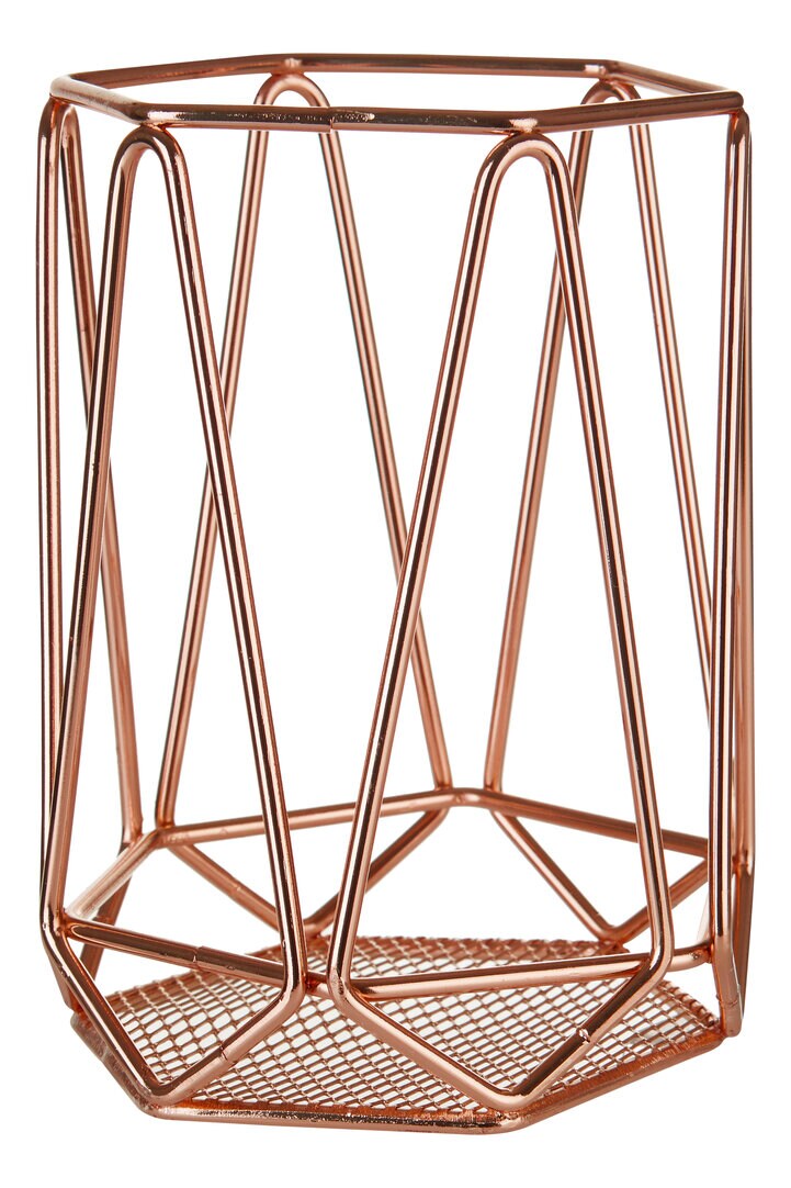 Vertex Copper Finish Utensil Holder - Tesco Groceries