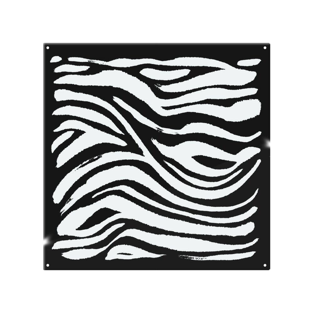 Zebra Print Splash Back | White - Tesco Groceries