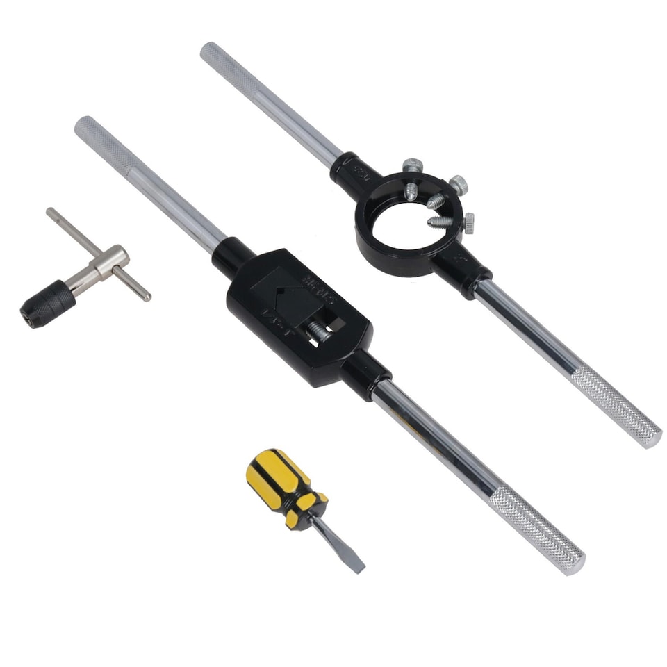 Metric 45pc large Tap And Die Set Rethreading / Rethreader Tool M6 ...