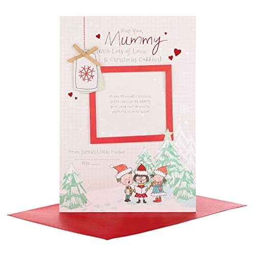 Hallmark 25493702 Medium Mummy Christmas Card 'Photo Keepsake' - Tesco ...
