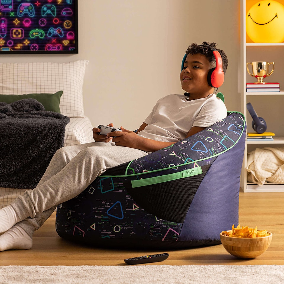 icon Alpha Kids Gaming Dome | Blue | Navy | M | 1 - Tesco Groceries