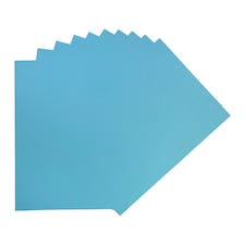 Pack of 50 A4 Coloured Card 160gsm Sheets | Blue | Light Blue | A4 | 1 ...