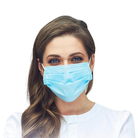 Termin8 Disposable Medical Face Mask (Non Sterilised) - Type l | Blue ...
