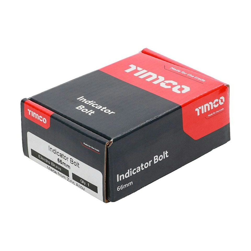 Timco - Indicator Bolt - Electro Brass (Size 66mm - 1 Each) - Tesco ...