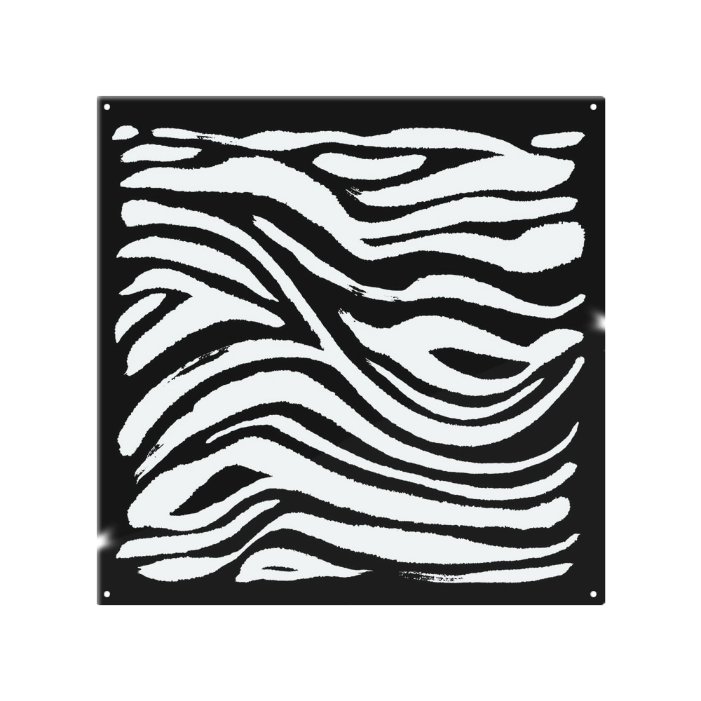 Zebra Print Splash Back | White - Tesco Groceries