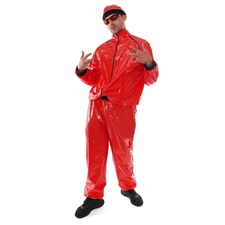 Red 90's Rapper Costume - Red Hat | Red | 2XL - Tesco Groceries