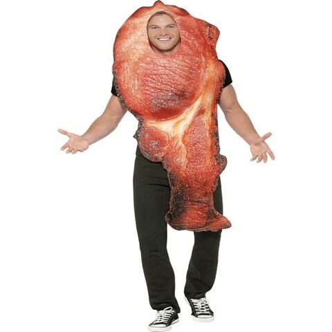 Bacon Costume - Pink - with Tabard - Sublimation Print - 45537 One Size ...