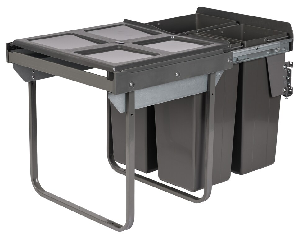 Austen & Co. 68L Pull Out Cupboard Kitchen Bin - 3 Compartments - Tesco ...