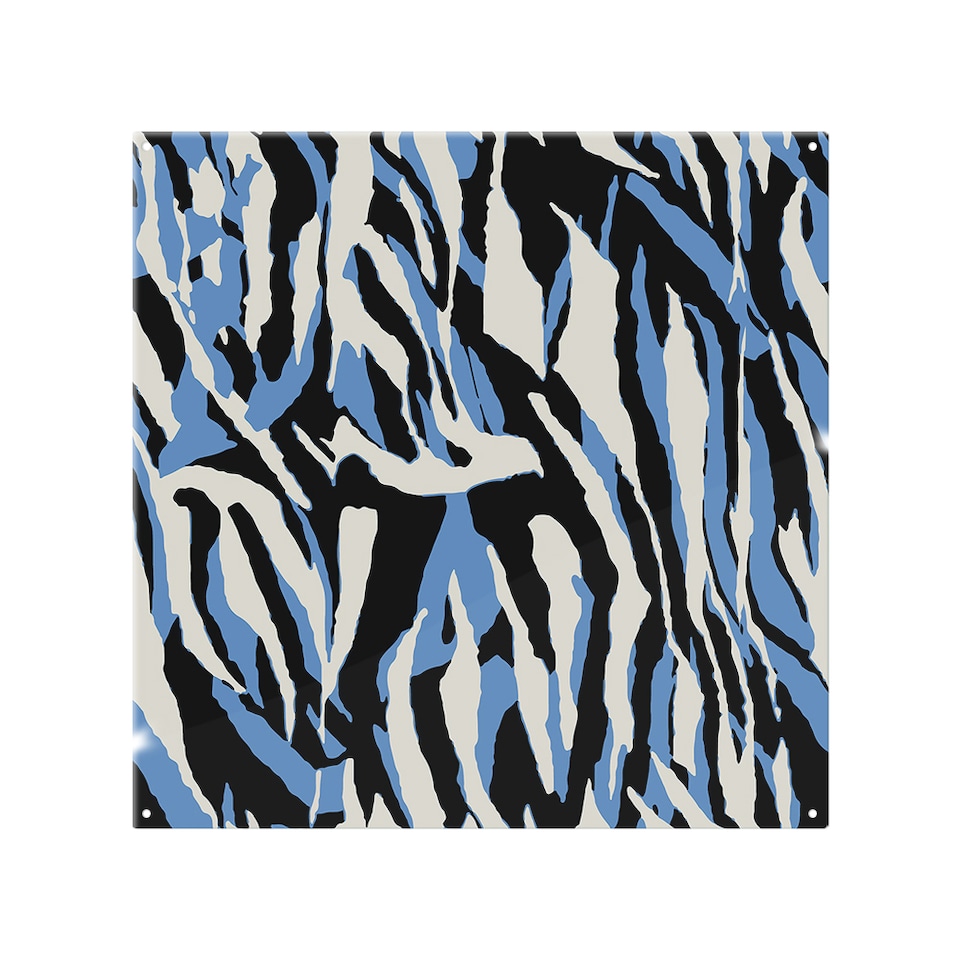Abstract Zebra Skin Splash Back | White - Tesco Groceries