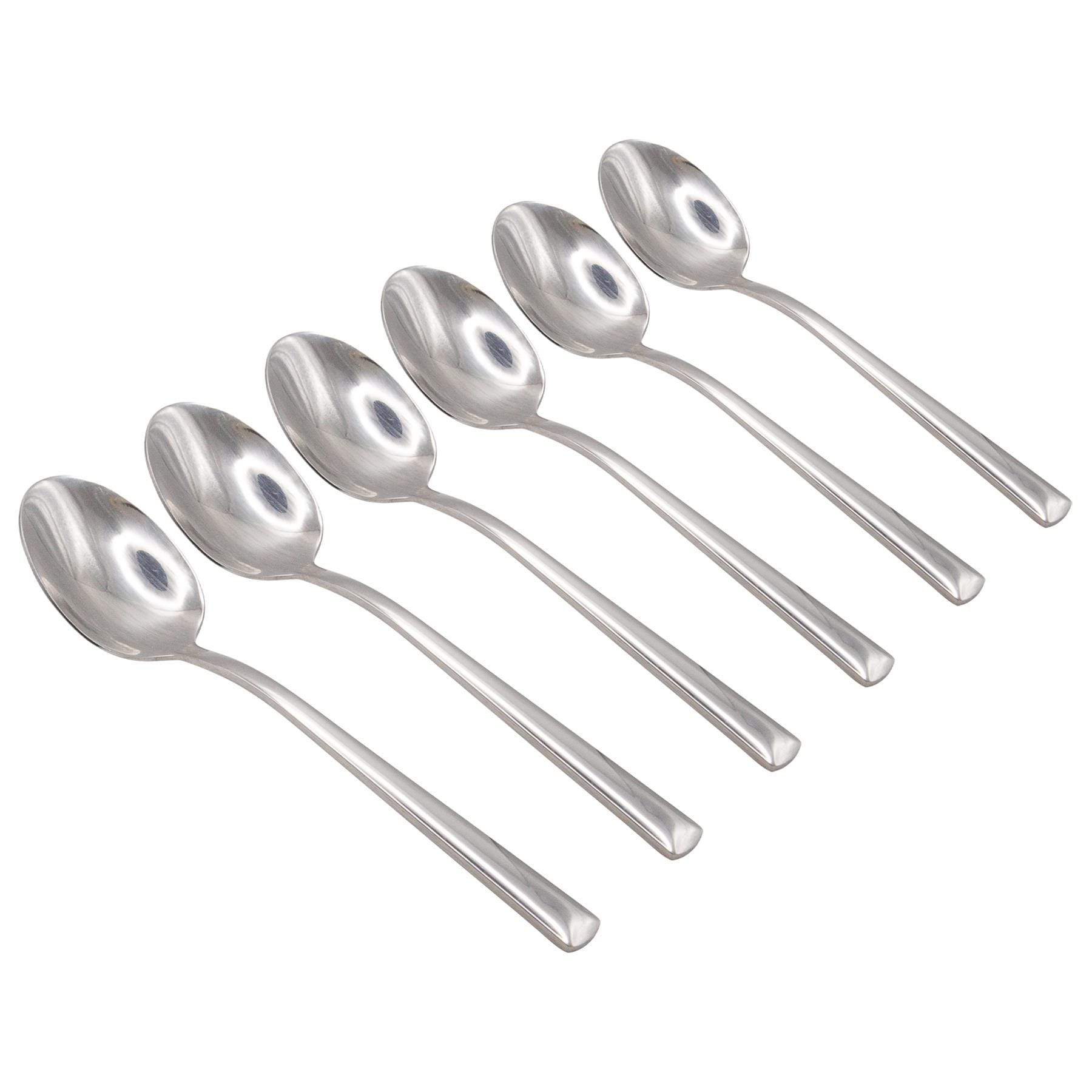 Argon Tableware Tondo Stainless Steel Teaspoons - 14cm - Pack of 6 ...