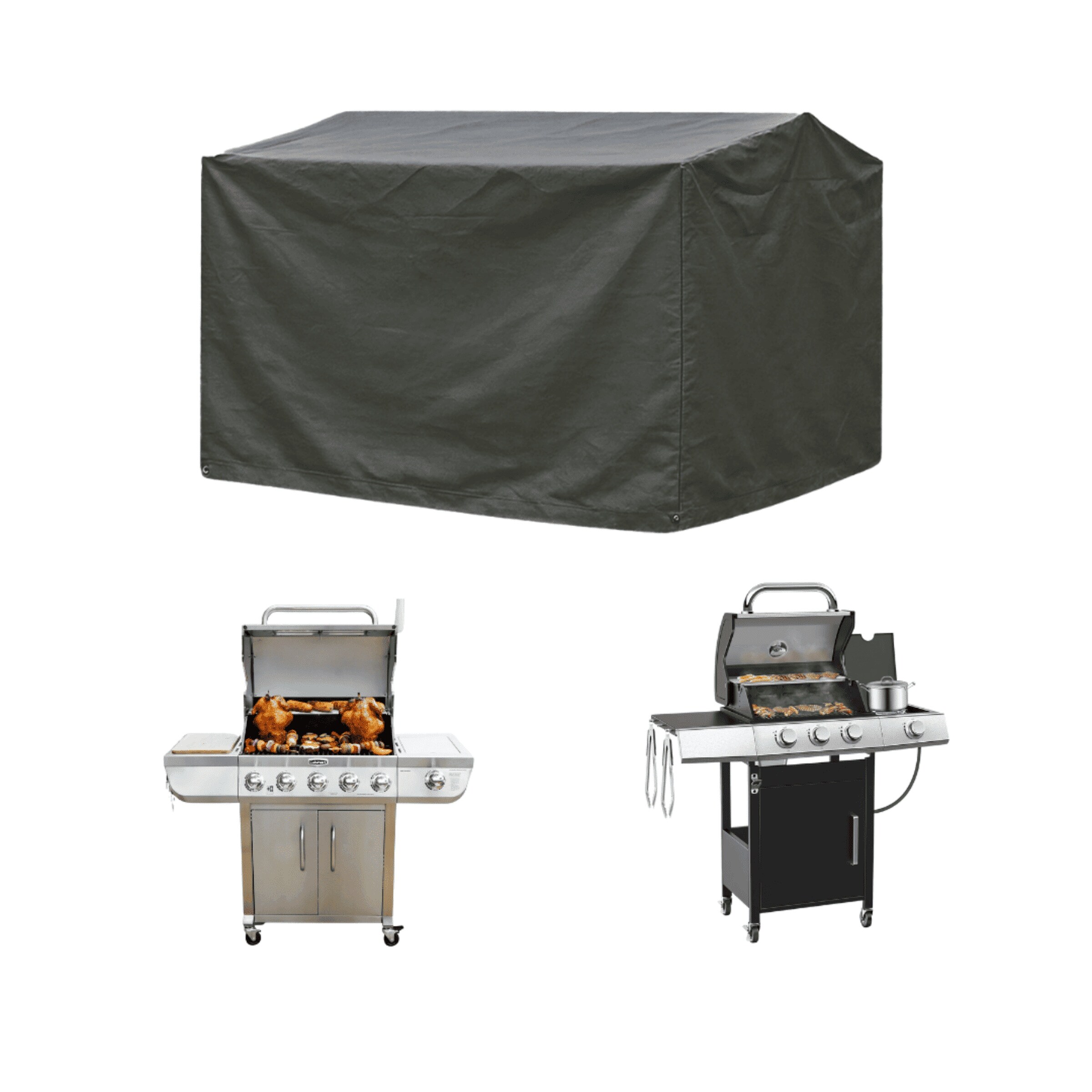XL 122cm Outdoor BBQ Grill Protective Cover Patio Waterproof UV - Tesco ...