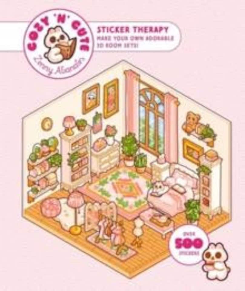 Cute 'n' Cozy Sticker Therapy Paperback Book - Tesco Groceries