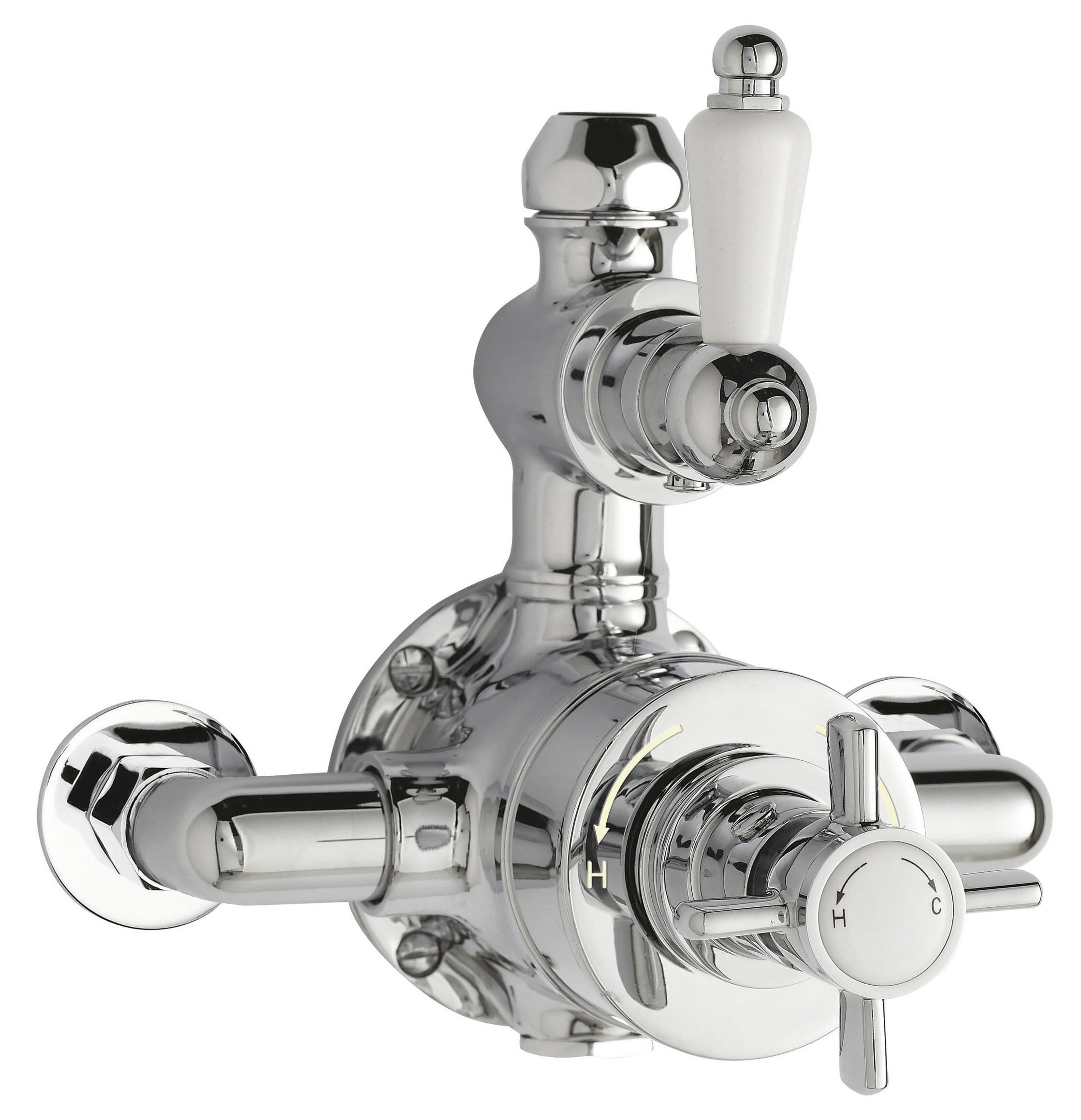 Balterley Traditional 1 Outlet Concealed Shower Valve Thermostatic ...