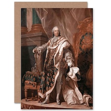 Portrait Van Loo King Louis Xv France Art Card - Tesco Groceries