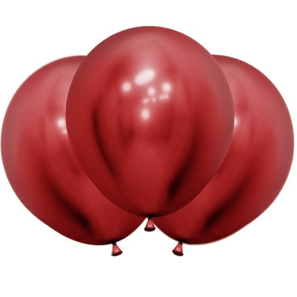 Reflex Red Biodegradable Latex Balloons 45cm / 18 in - Pack of 15 ...