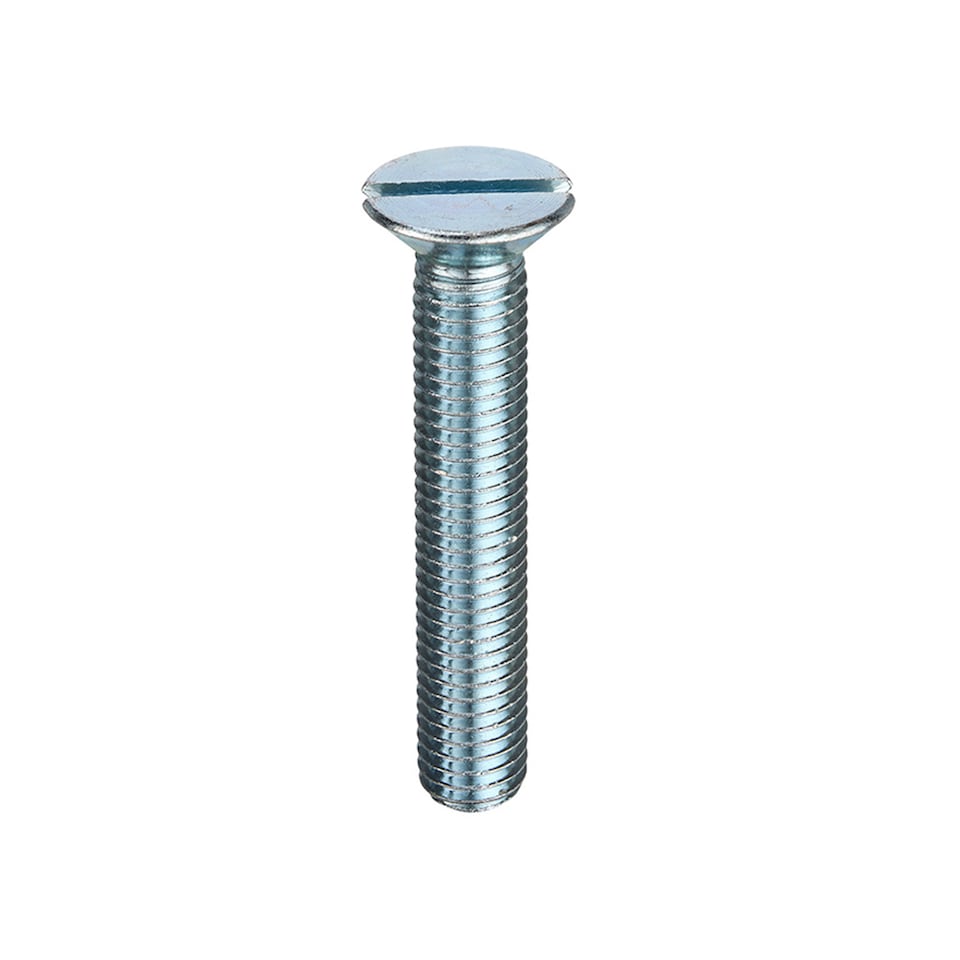 Unifix Machine Screws Slotted Csk Head Din 963 Bzp - M6 x 12 | Blue ...