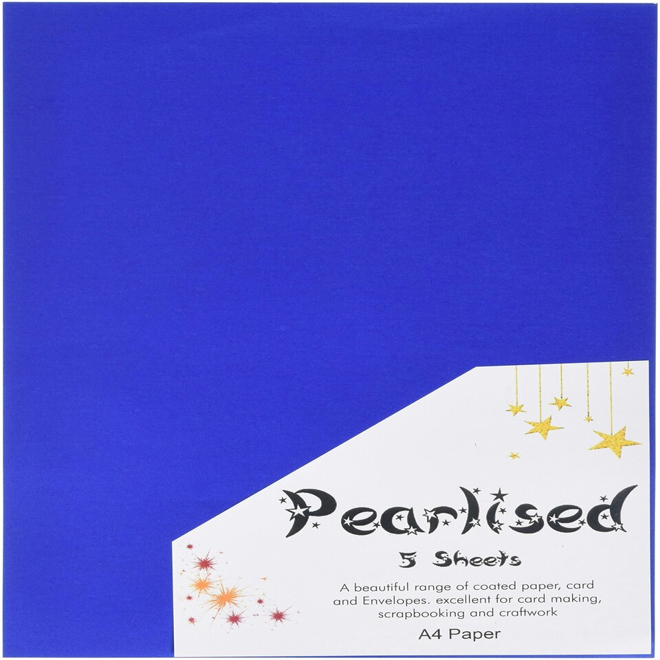 PEARLISED A4 PAPER YALE BLUE PK5 - West - CE1291P5 - Tesco Groceries