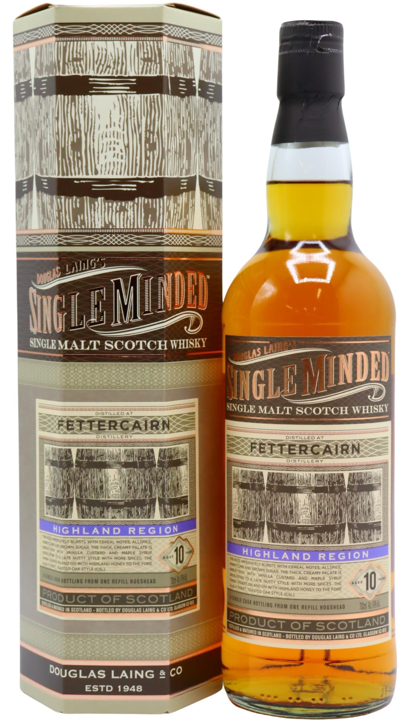 Fettercairn - Douglas Laing Single Minded 2009 10 year old Whisky ...