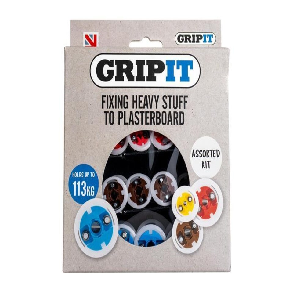 Gripit Plasterboard Fixings Assorted Kit, 32 Piece - Tesco Groceries