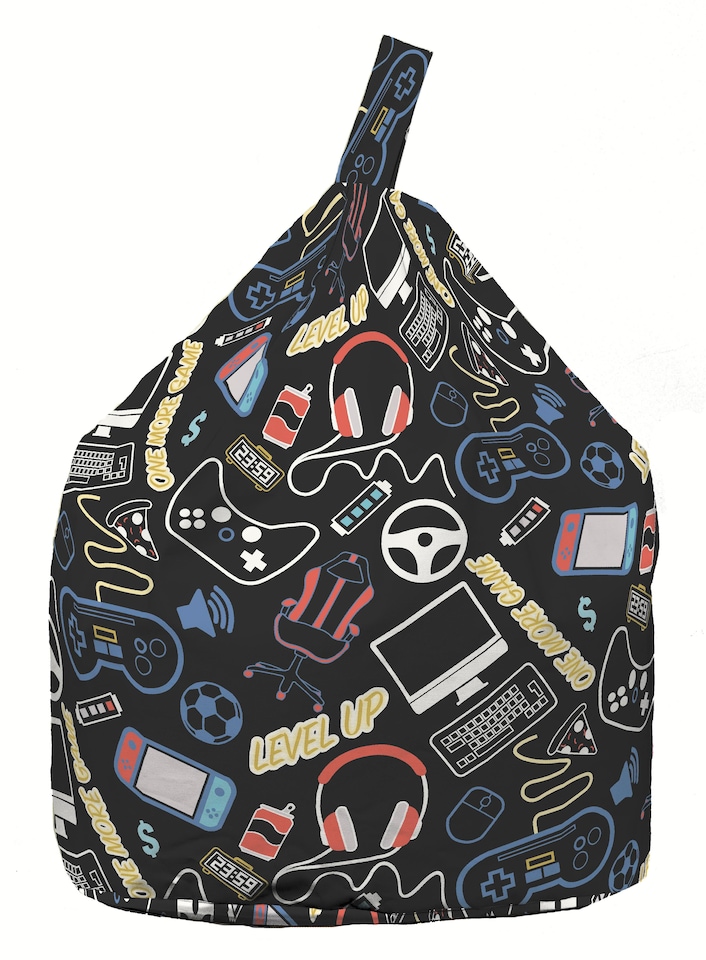Bean Lazy Cotton Black Gaming Bean Bag Child Size - Tesco Groceries