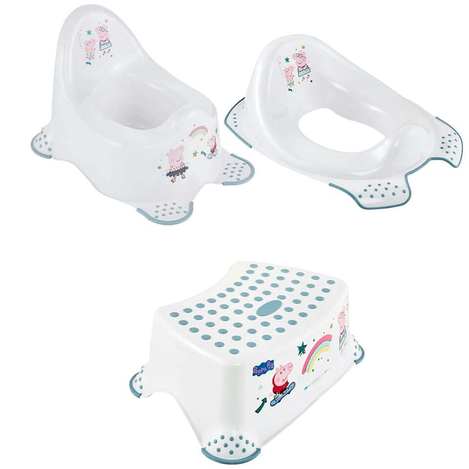 Keeeper Peppa Pig Baby Potty, Toilet Seat & Step Stool - Tesco Groceries