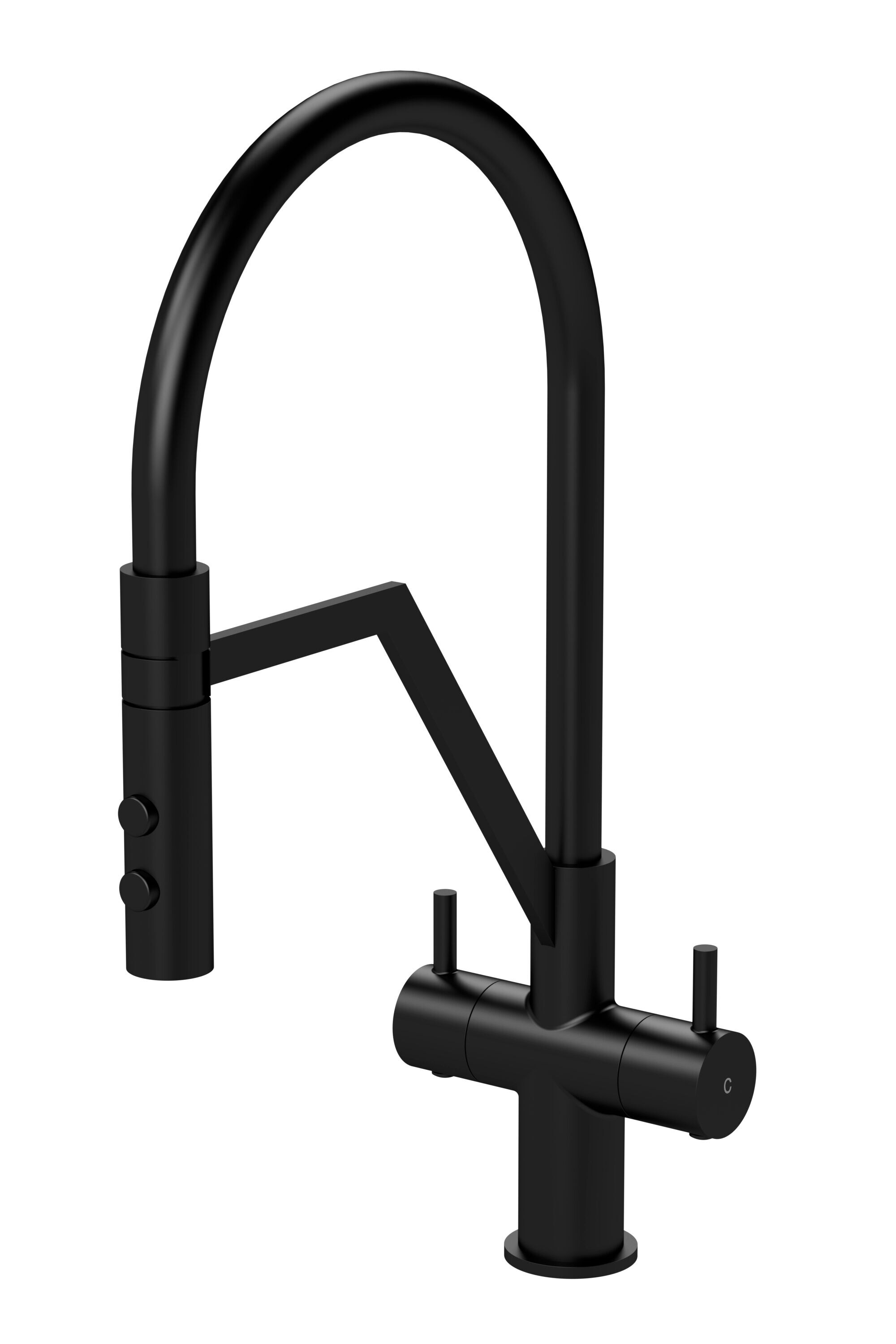 Balterley Rana Modern Kitchen Mono Mixer Tap with Dual Lever Handles ...