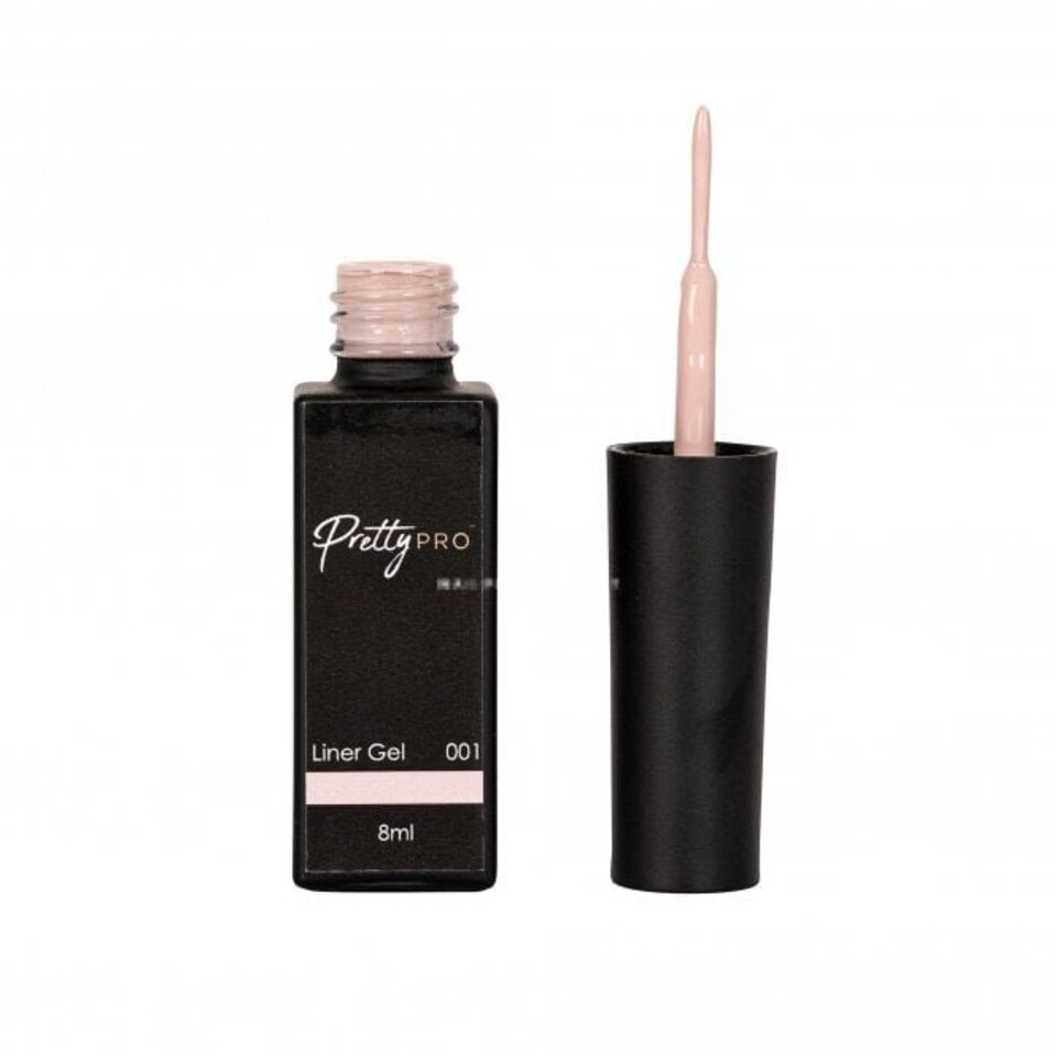 Pretty Pro Nail Art Gel Liners 8ml Multi | 001 Nude - Tesco Groceries