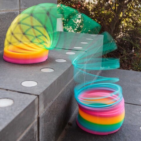 Giant Rainbow Springy Slinky - Tesco Groceries