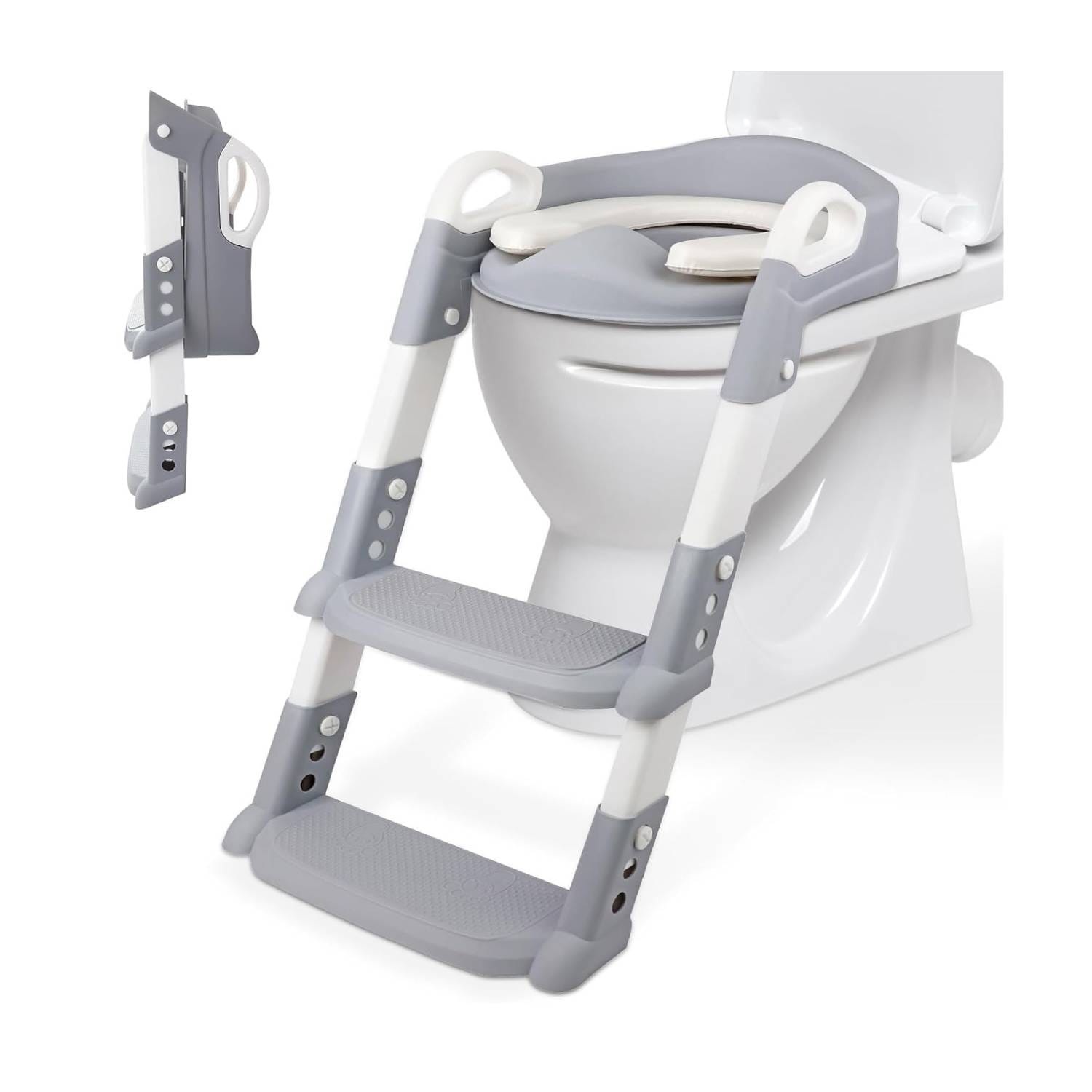 Alivio 2-in-1 Kids Potty Training Seat with Adjustable Ladder and ...