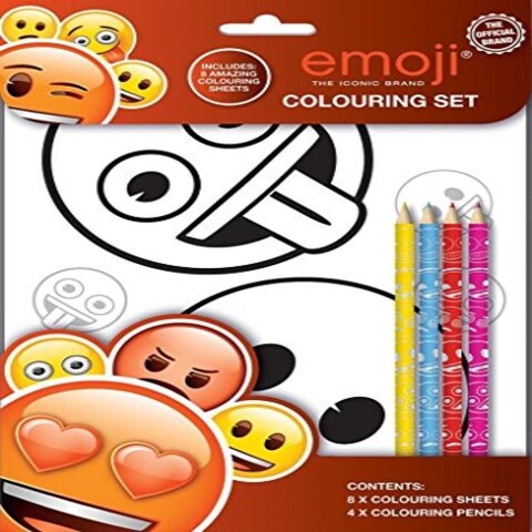 Emoji Colouring Set - Tesco Groceries