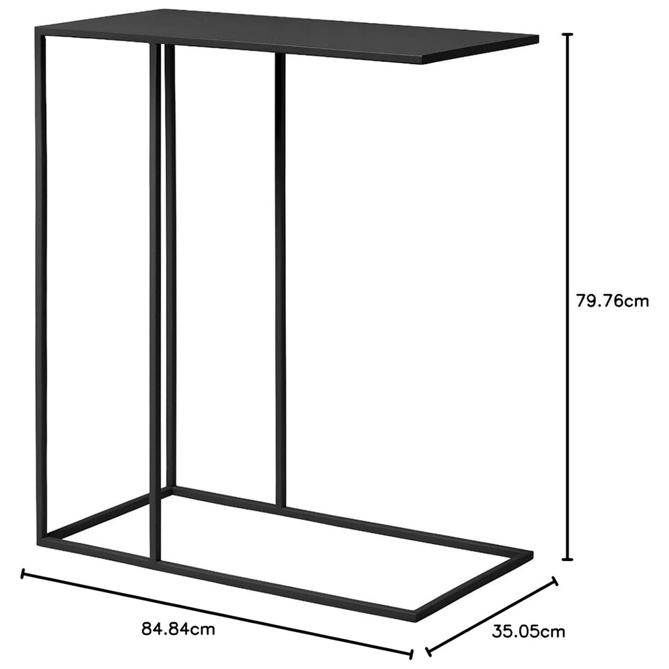 Blomus Fera Steel Side Table - Black - Tesco Groceries