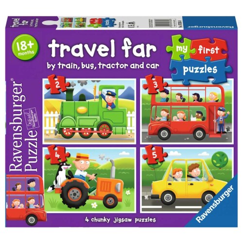 Travel Far My First Puzzles (2,3,4,5pc) - Tesco Groceries