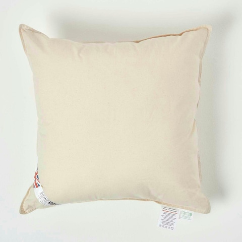Homescapes Luxury Organic Cotton Cushion Pad Insert Inner 45 x 45 cm ...