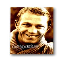 Steve Mcqueen 12 x 16 Canvas /Art Decoration - HOME - Tesco Groceries