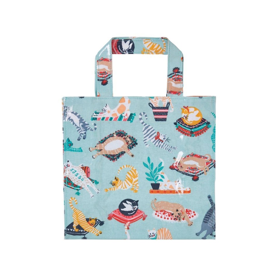 Ulster Weavers Kitty Cats PVC Bag - Small Blue - Tesco Groceries