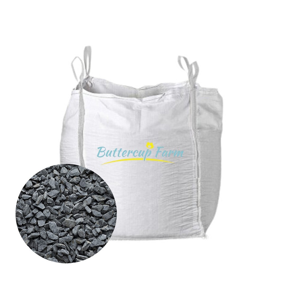 40mm Blue Slate Chippings - Premium Aggregate Bulk Bag - 850 kilos ...